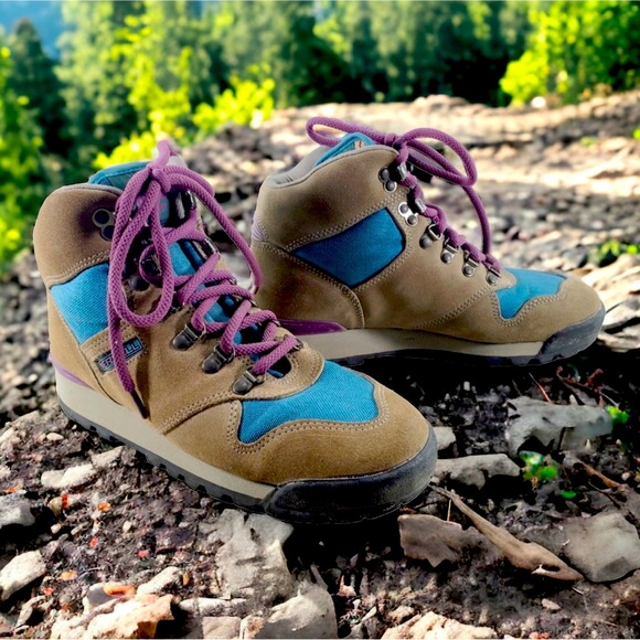 Merrell | Shoes | Vintage 9s Merrell Lazer Hiking Boots Womens 7 Teal ...
